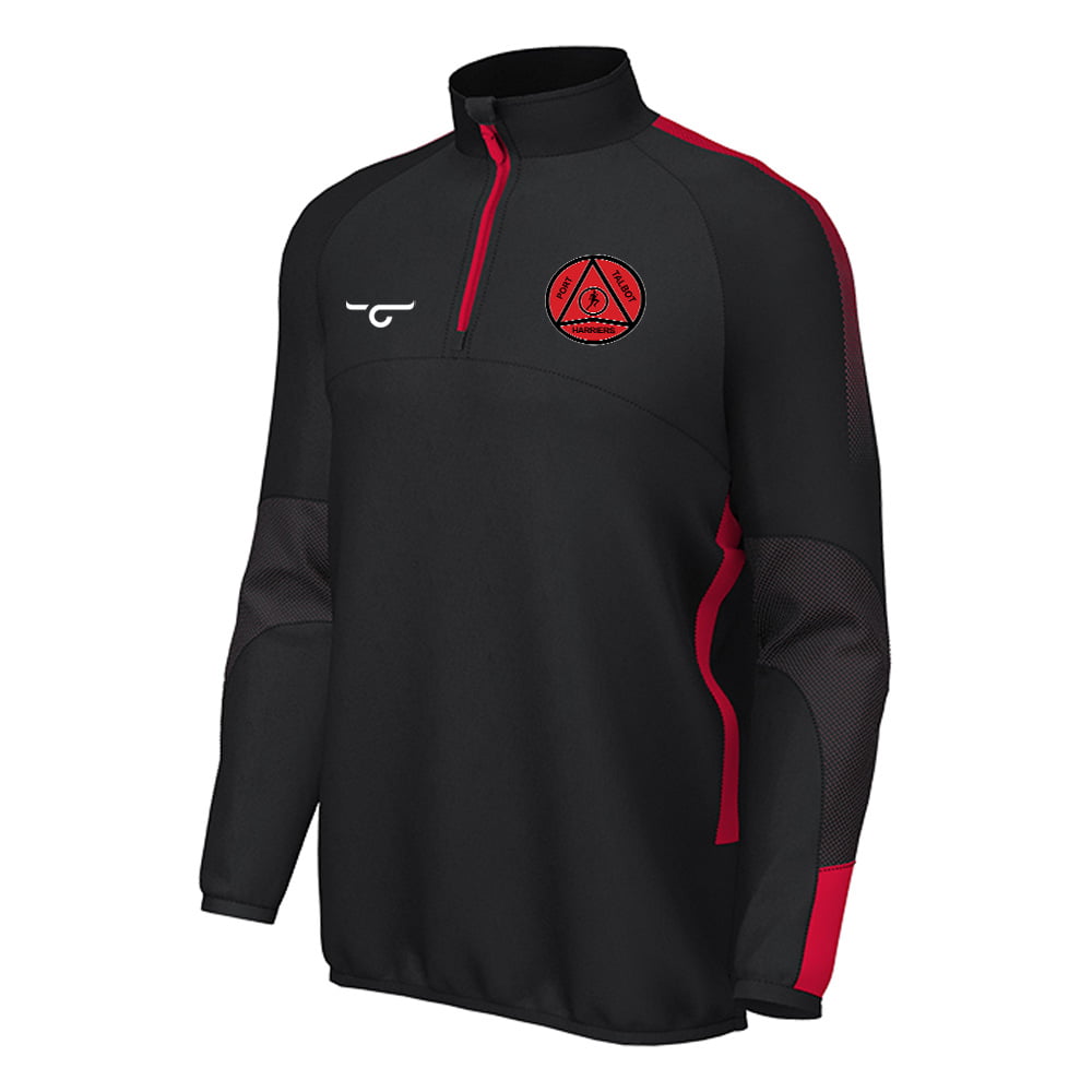 Port Talbot Harriers 1/4 Zip Midlayer - Tarw Sports